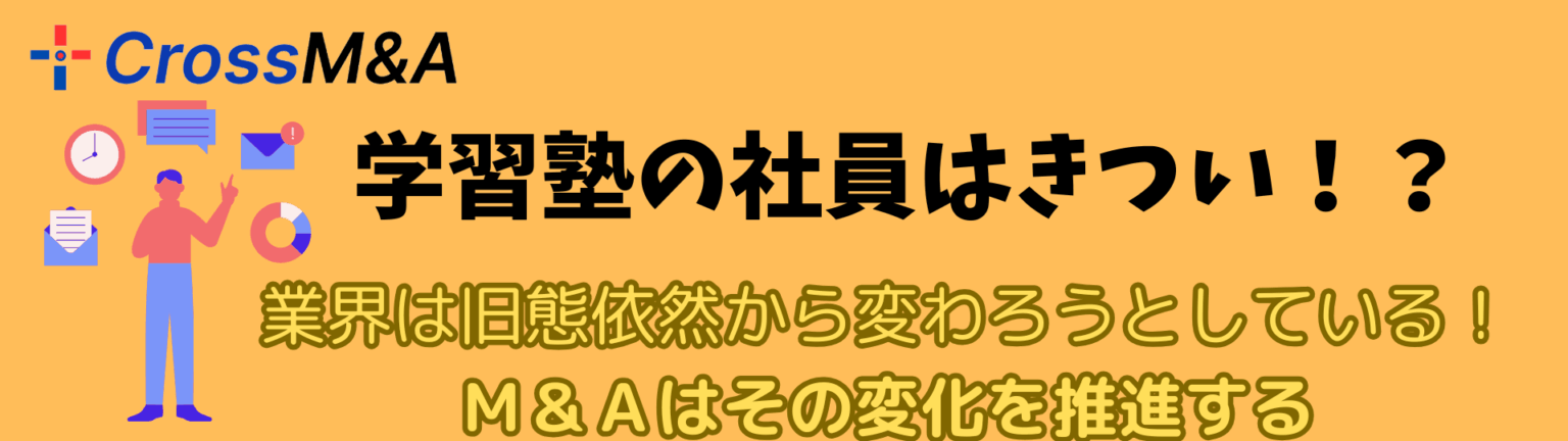 学習塾業界のM&A：激務と未来を乗り越える戦略 - Cross M&A